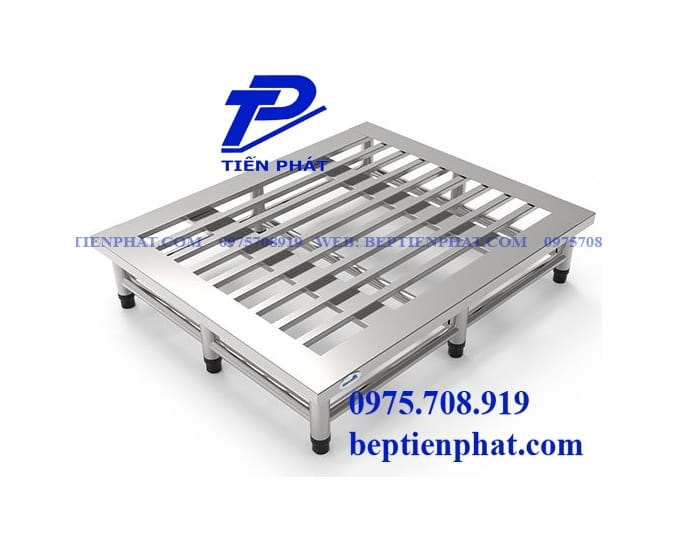 Pallet inox 304 cao cấp tại bếp Tiến Phát