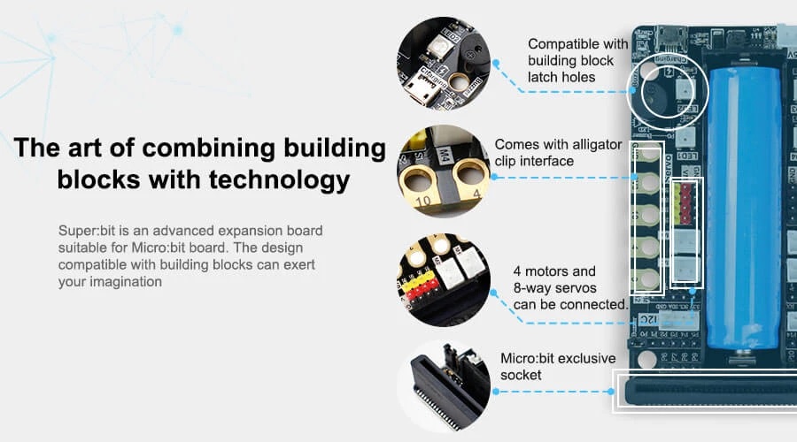 Building Bit Super Kit - Lego 16 in 1 - Lập trình robot cho trẻ em