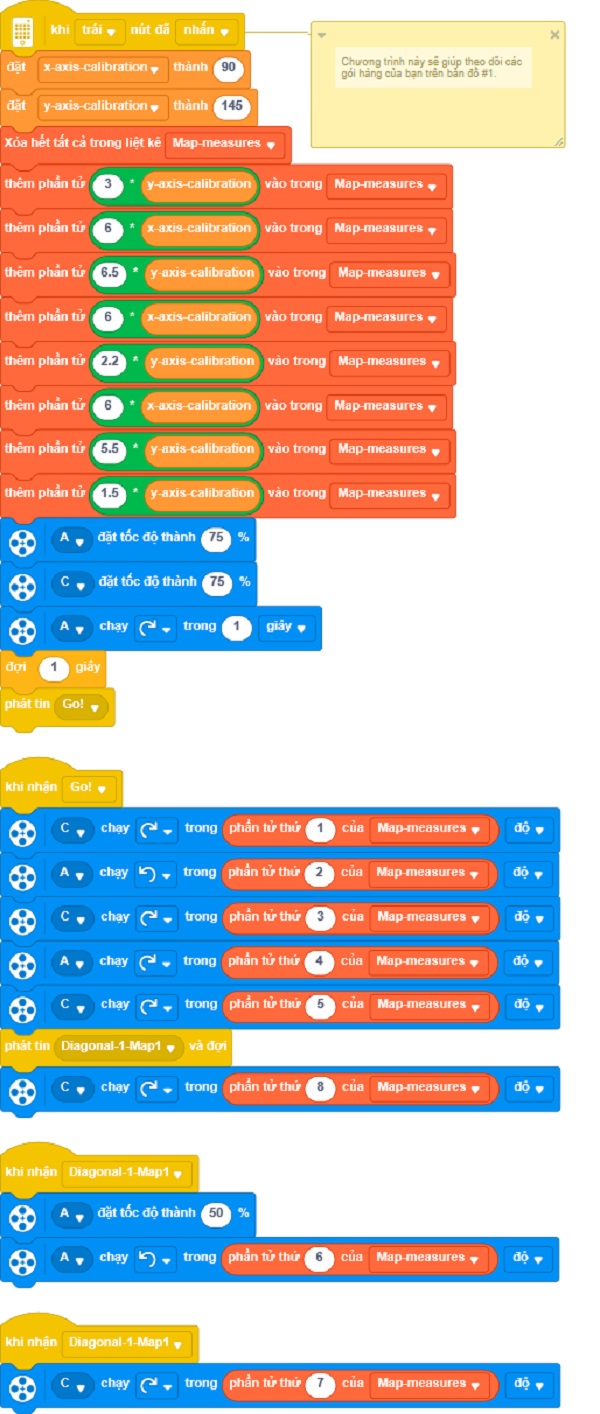 Bài 3: Hướng dẫn Lego Spike Prime 45678 : Theo dõi bản đồ