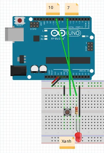 03 - Nút nhấn sáng đèn LED - lập trình Arduino từ cơ bản đến nâng cao