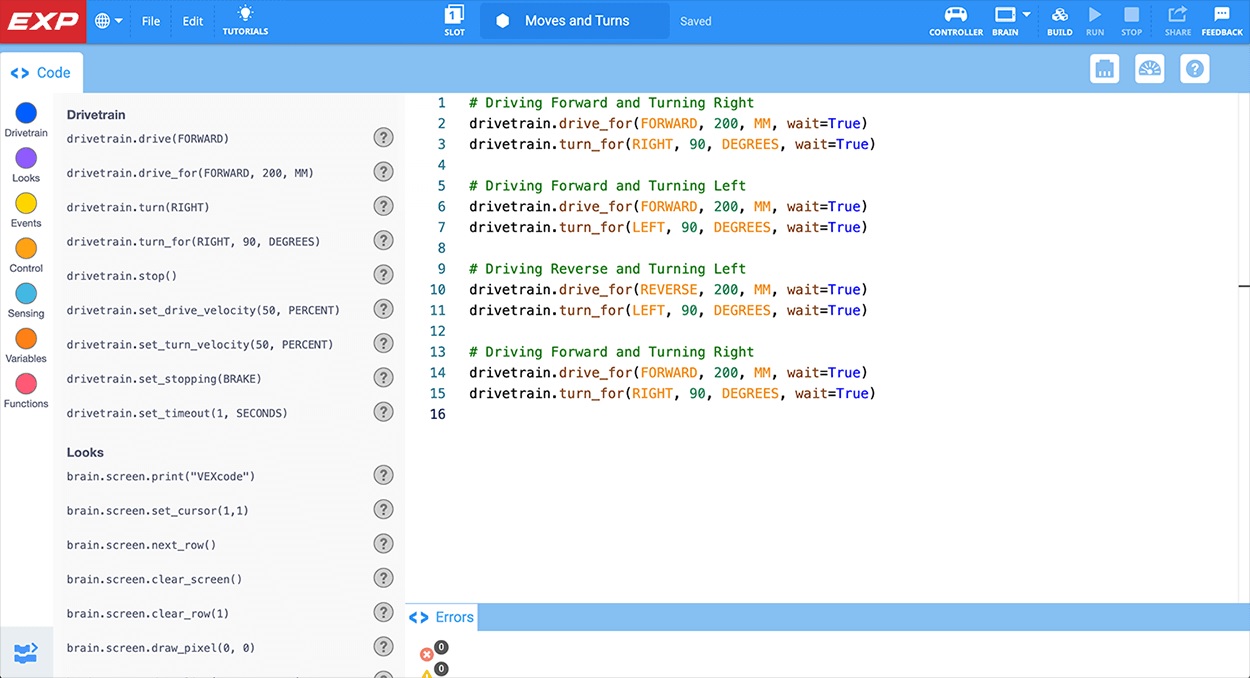 VEX EXP Education Kit - Thế giới STEM thực tế cho lớp 9+