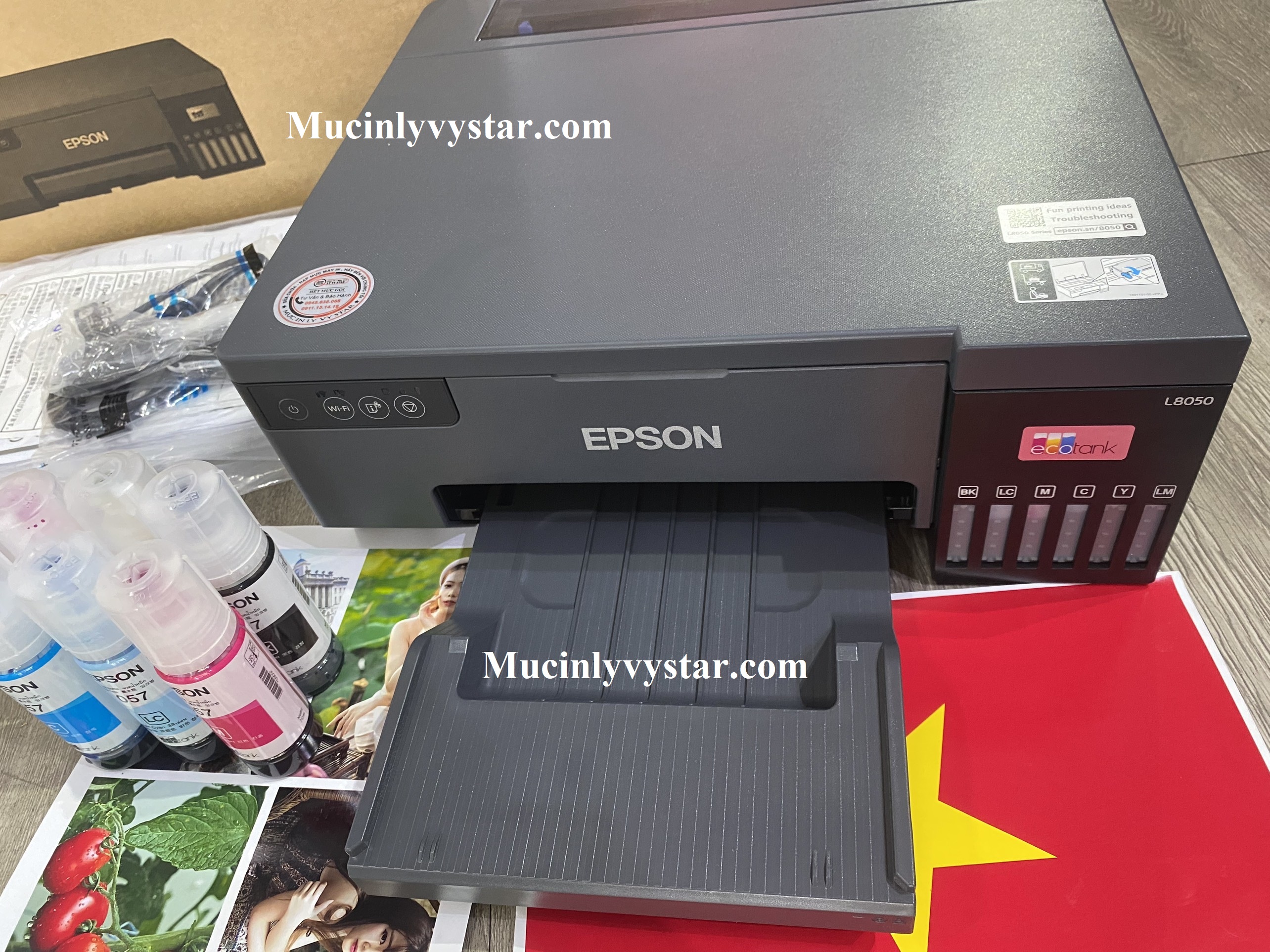 Máy in Epson L8050 in decal tem nhãn | Giá tốt nhất HCM