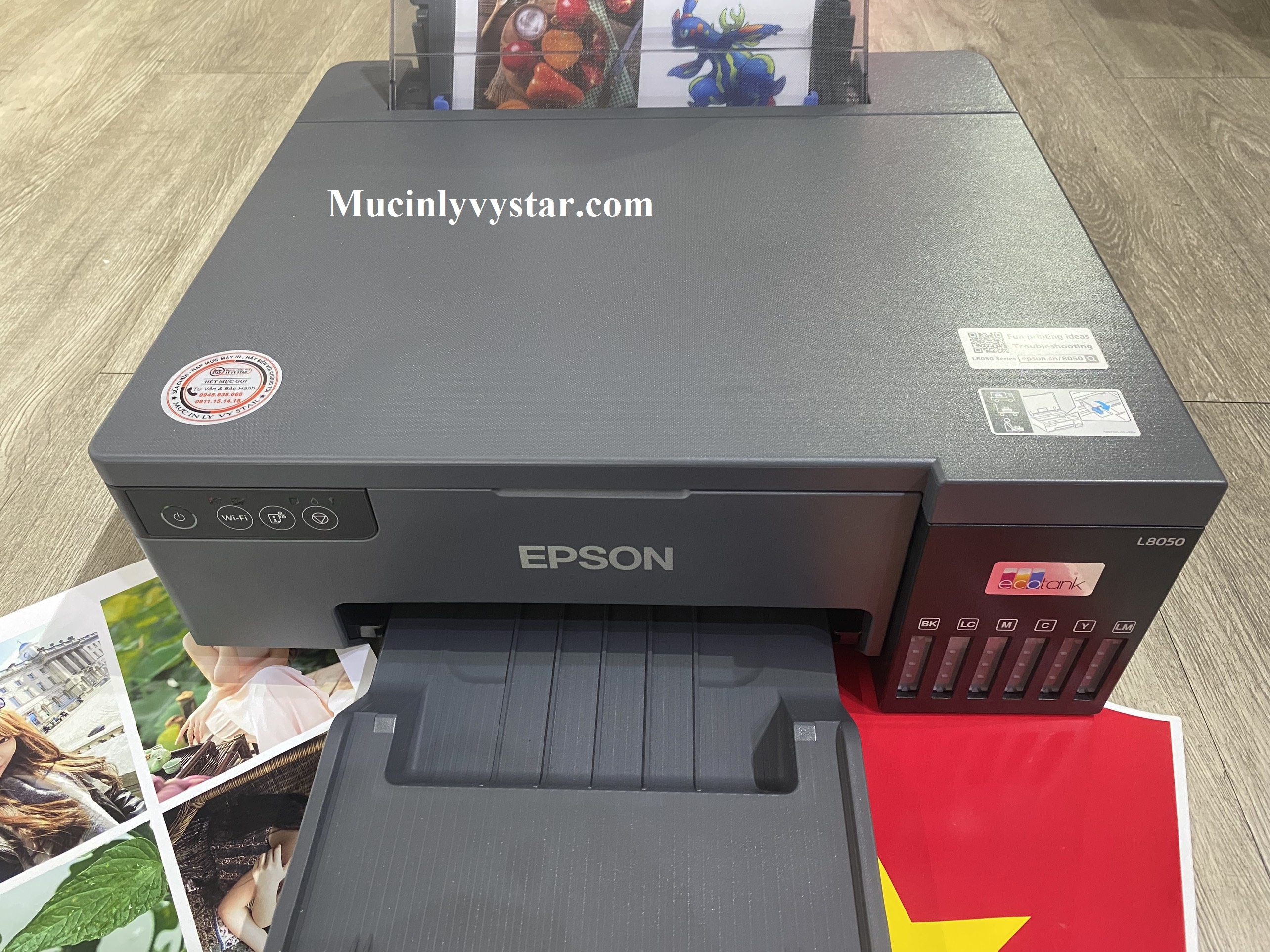 Máy in Epson L8050 không kéo giây