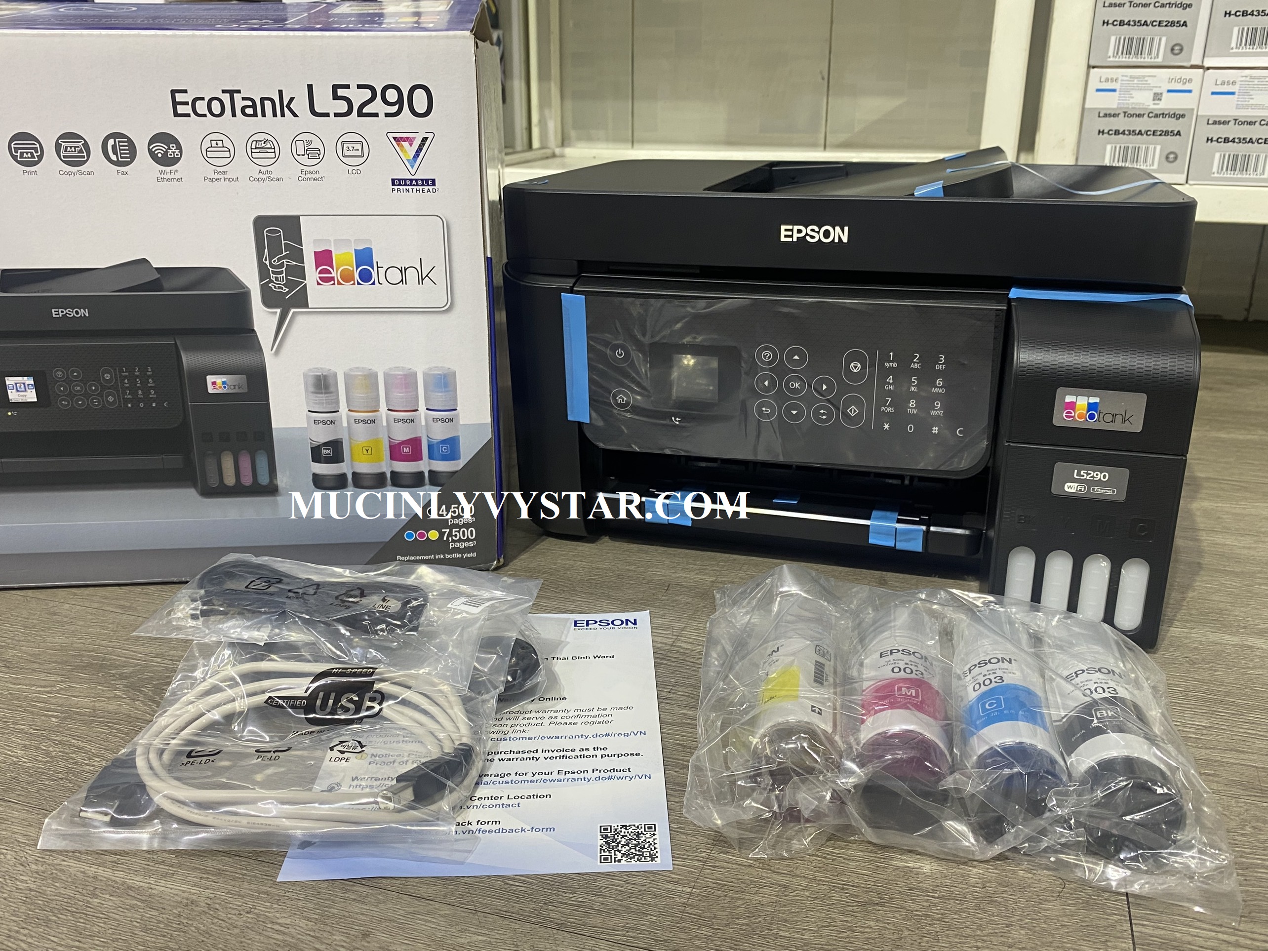 Cách cài đặt máy in Epson L5290 chi tiết nhất