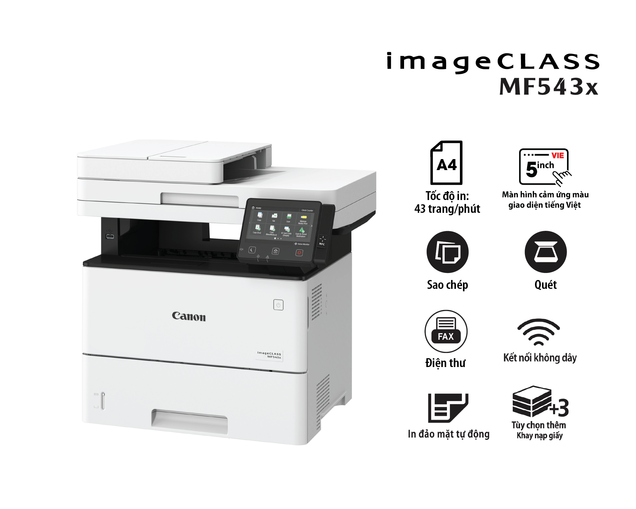 Máy in laser Canon imageCLASS MF543x