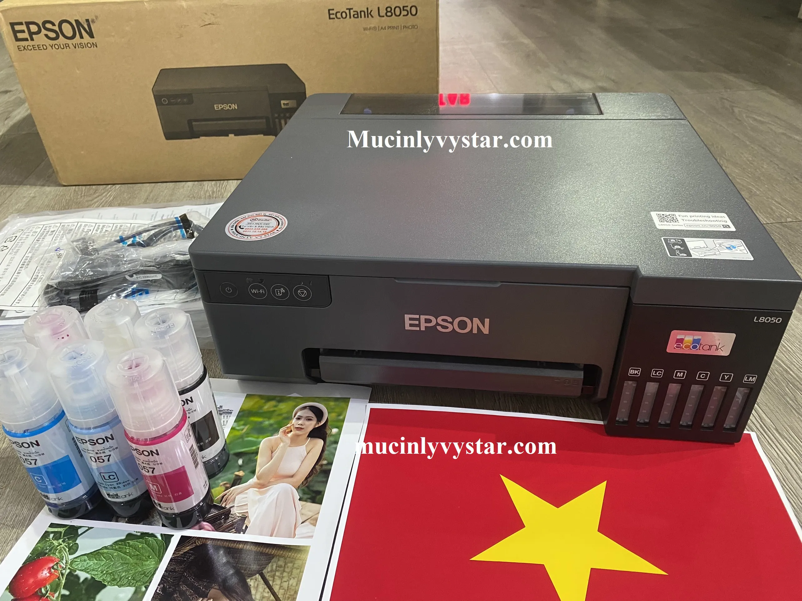 Hướng dẫn cài đặt máy in Epson L8050 chi tiết