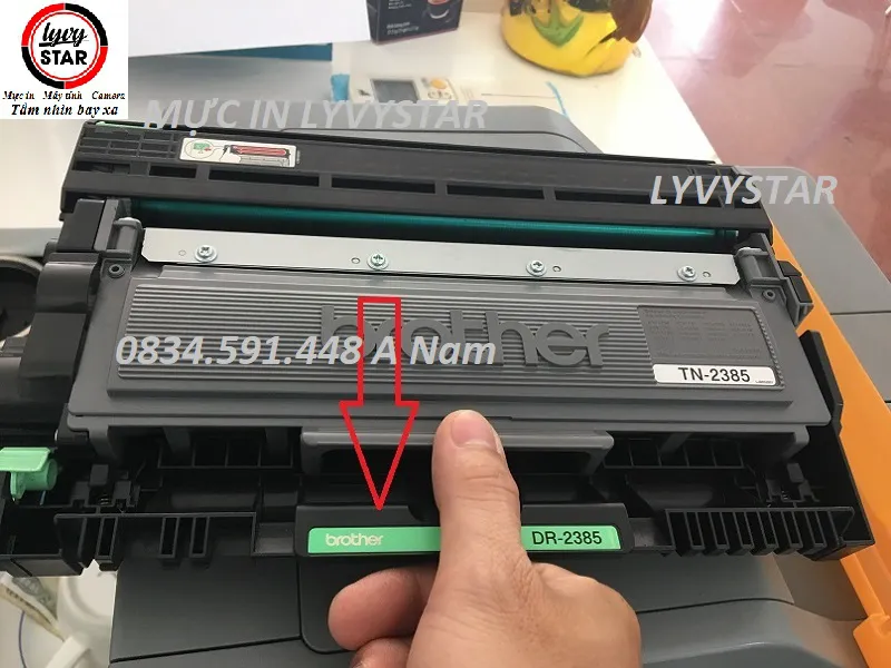 [Tư Vấn]Hộp mực brother-TN2385 in bị mờ nhạt sau thời gian nạp mực lại