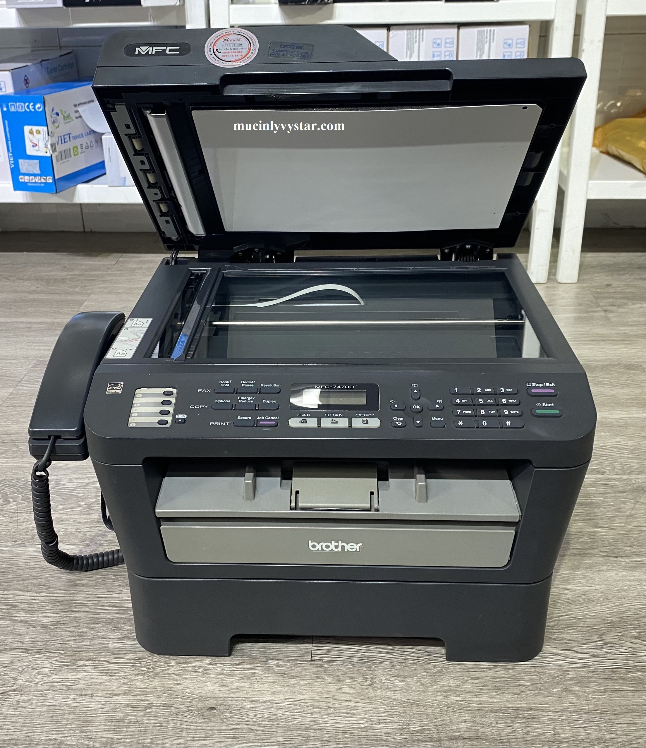 Máy in đa chức năng cũ Brother 7470D (In 2 mặt/Scan/Photo)