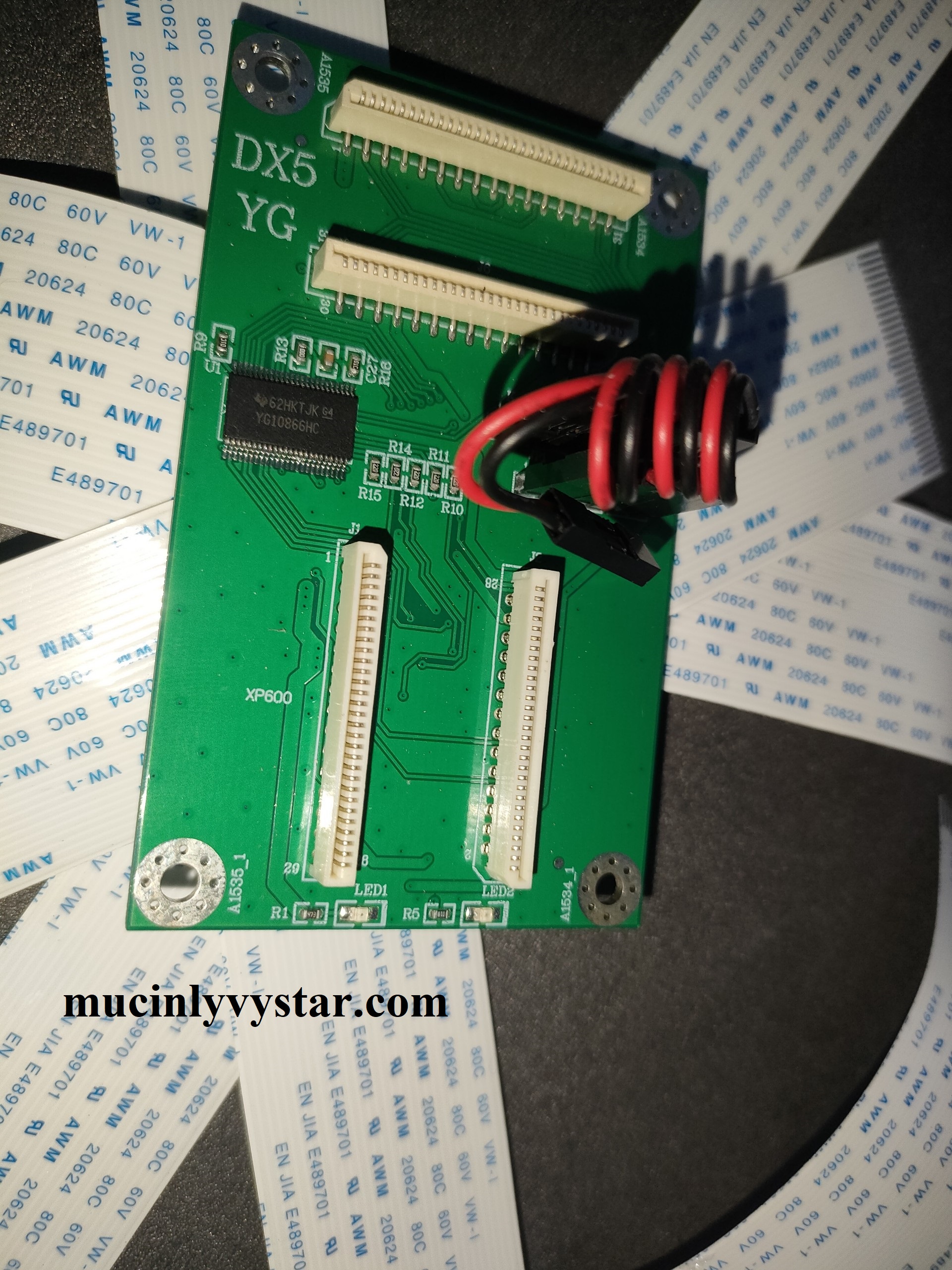 Bộ main chuyển đổi đầu phun DX5 xuống đầu phun xp600