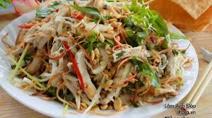 Gỏi gà hoa chuối