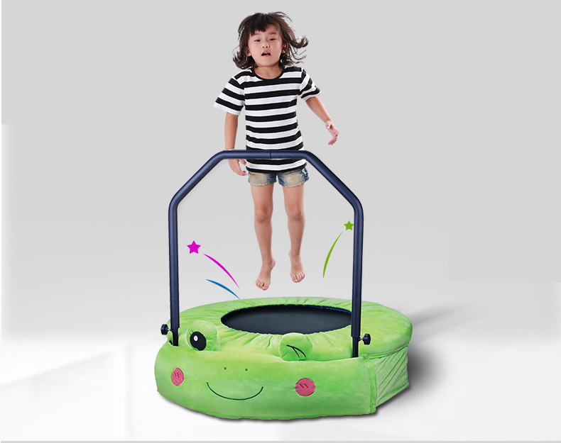 Bạt Nhún Nhỏ 96cm - Tay Vịn - con ếch (Mini Trampoline With Handle ...