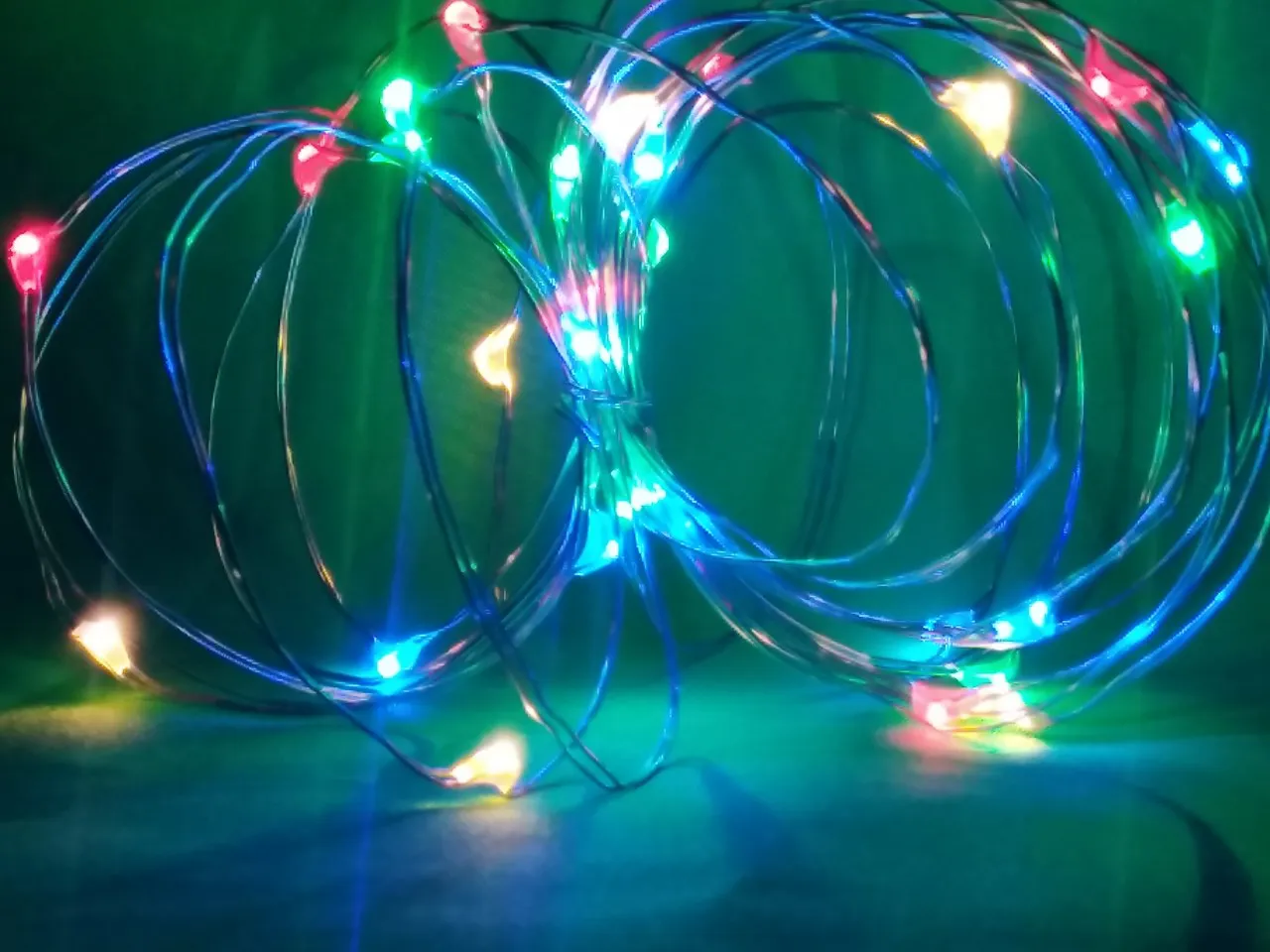 Đèn led dây fairy light dùng 3 pin tiểu 3m đủ màu