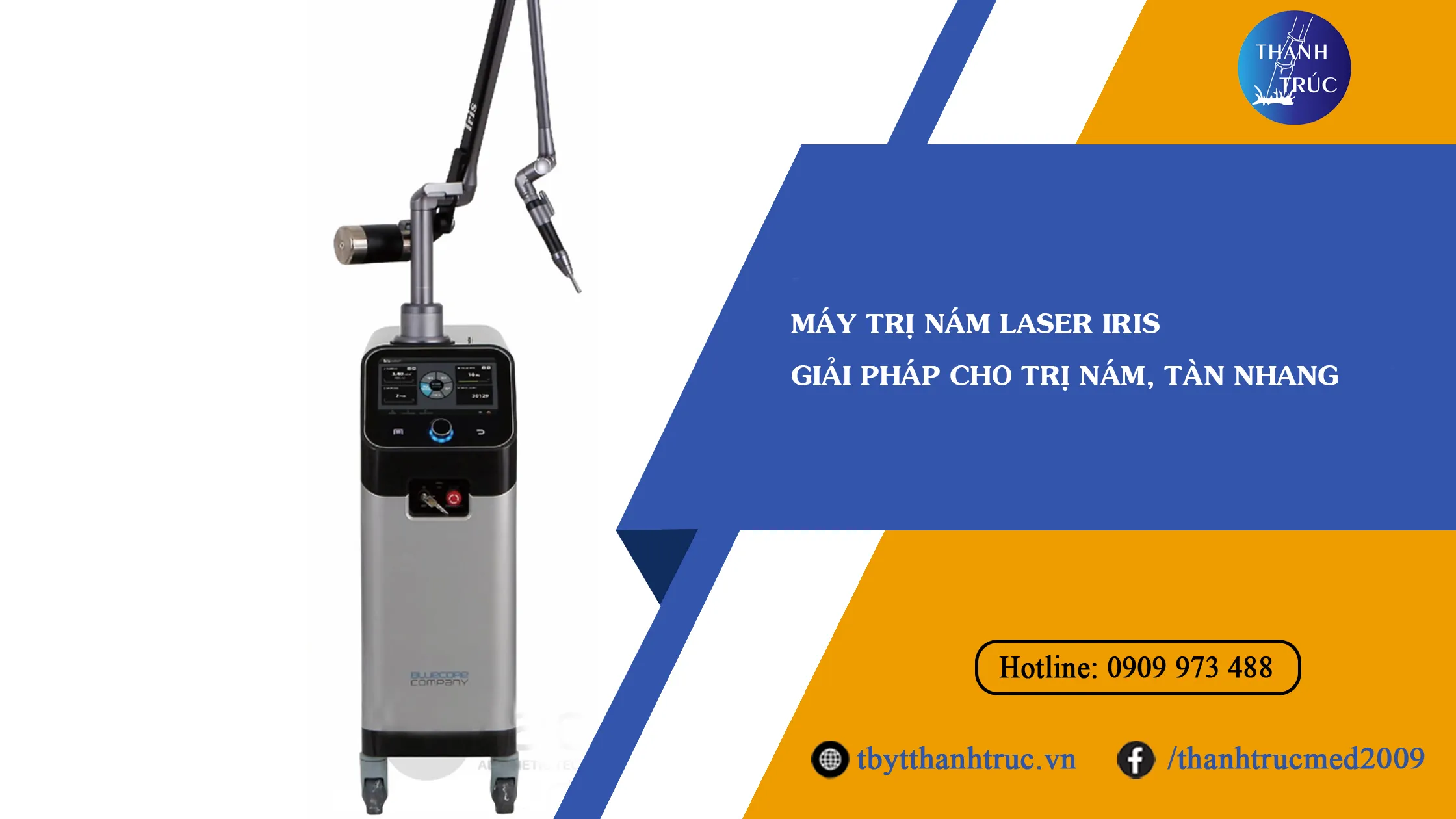 Máy trị nám Laser Iris