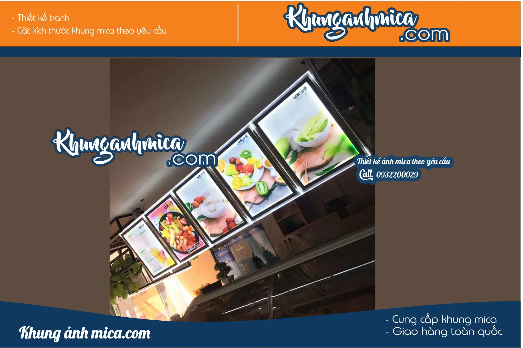 Khung mica LED – Giải pháp quảng cáo hiện đại| Khunganhmica.Com