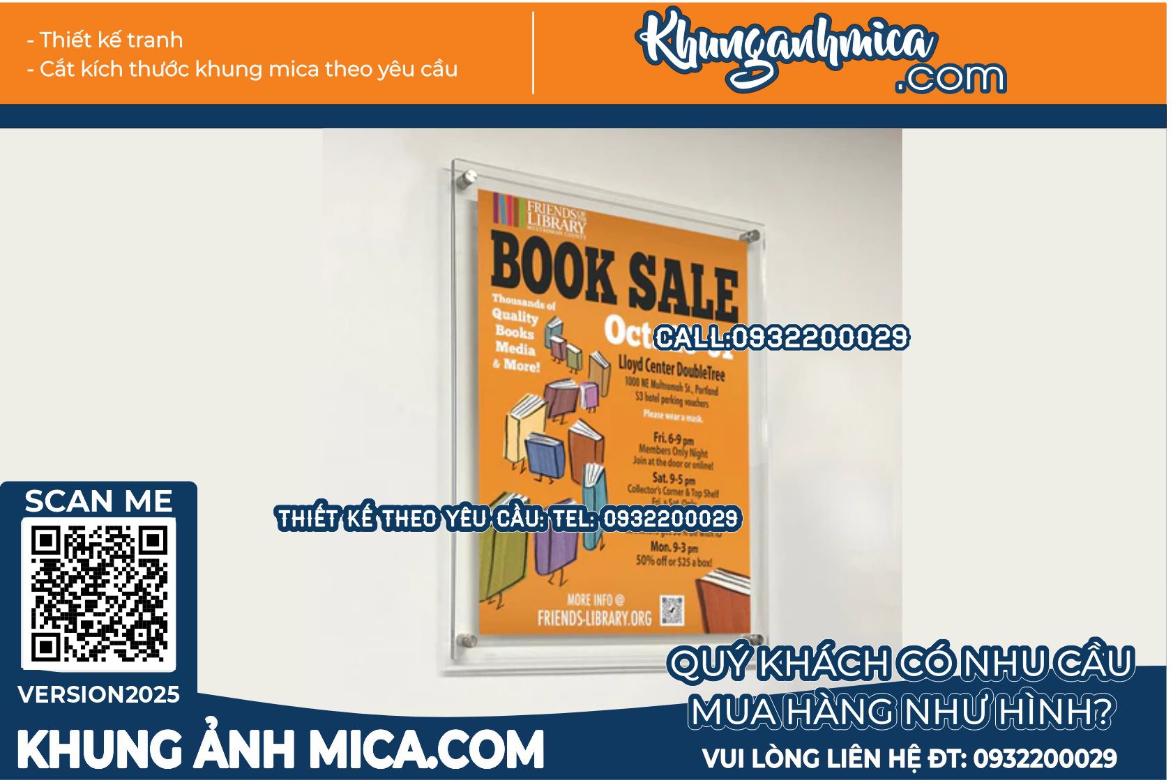 KHUNG POSTER TREO BOOK SALES – GIẢI PHÁP HIỆU QUẢ CHO CÁC NHÀ SÁCH HIỆN ĐẠI