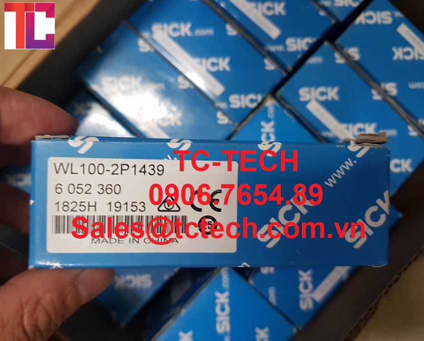 Cảm biến quang SICK WL100-2P1439 - Miniature photoelectric sensors W100-2