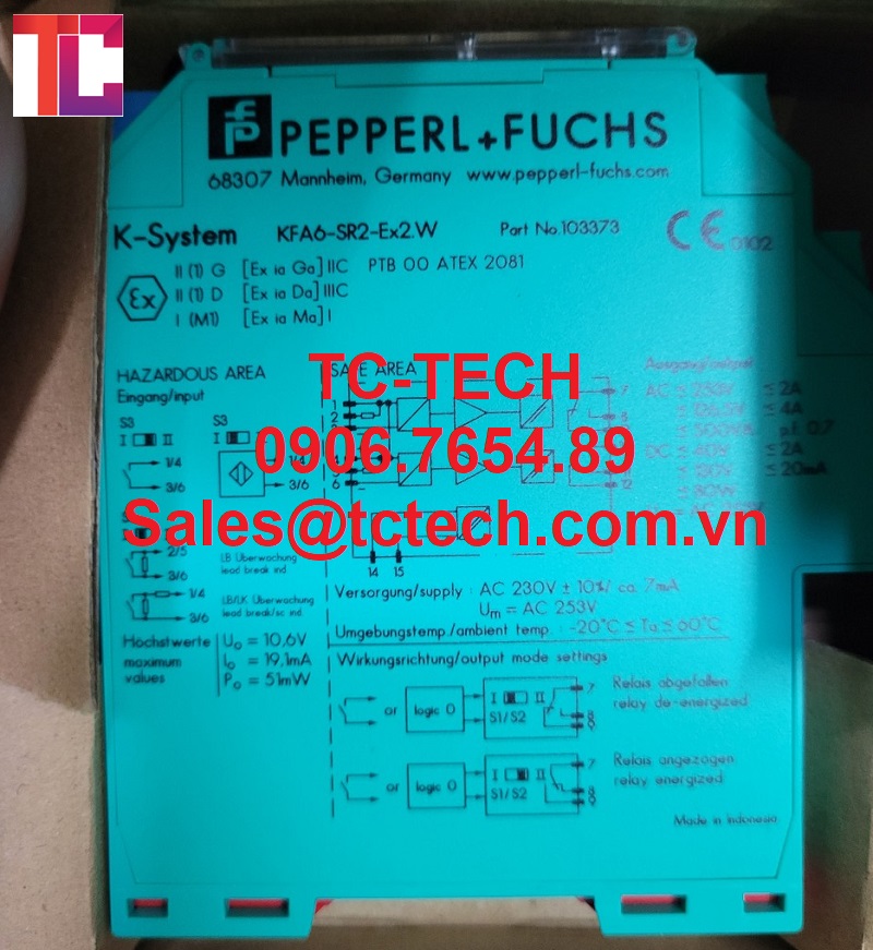 Switch Amplifier KFA6-SR2-Ex2.W - Pepperl+Fuchs