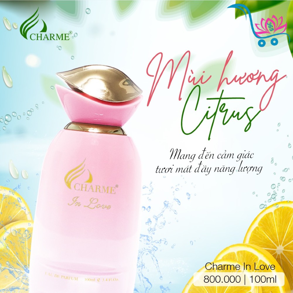 Nước Hoa Charme In Love 100ml Nữ Chính Hãng ️Tặng Quà Hot