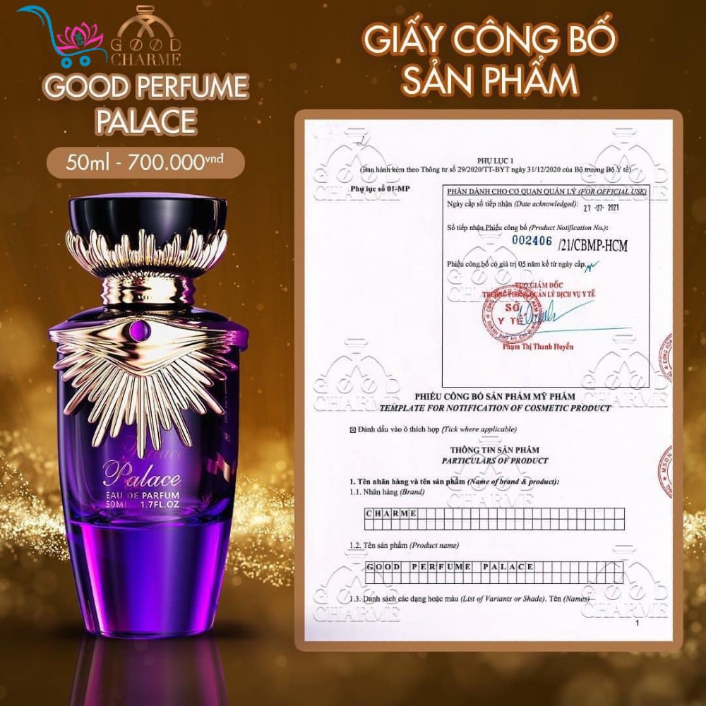 Nước Hoa Good Charme Palace 50ml Nữ Chính Hãng ️Tặng Quà Hot