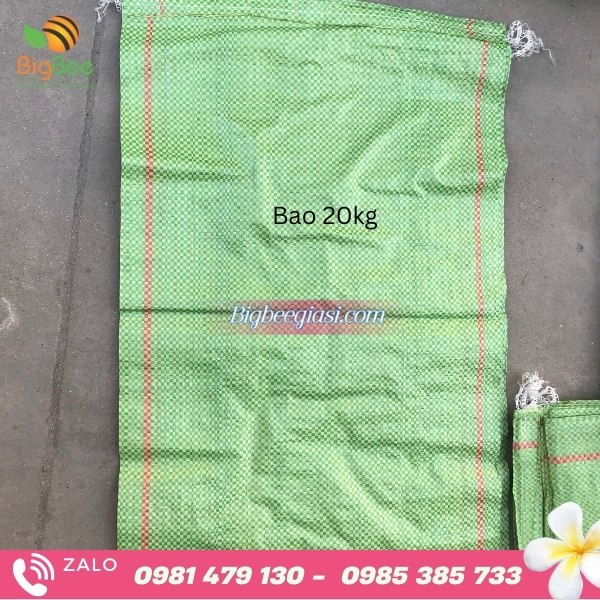 Bao đựng gạo 5kg, 10kg, 20kg, 40kg giá sỉ bán buôn tốt nhất tại Bình Chánh