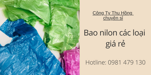 Phân phối các loại bao nilon( ni lông) giá rẻ tại Tp.HCM