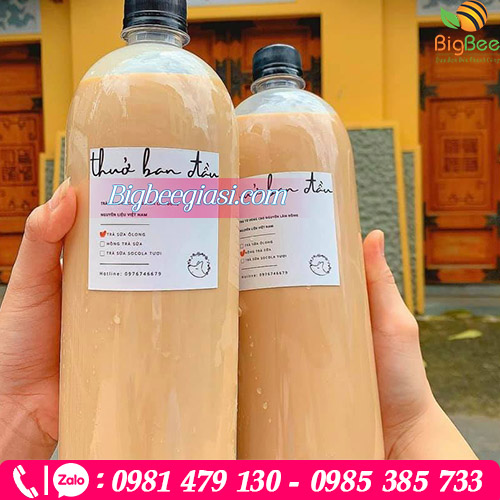 Cơ sở cung cấp chai nhựa PET 1 lít nắp đen loại dày giá sỉ rẻ hấp dẫn