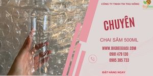 Vỏ chai nhựa đựng nước sâm GÂN 500ml giá rẻ, chất lượng tại TpHCM
