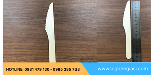 Dao gỗ dùng 1 lần thân thiện với môi trường an toàn khi sử dụng