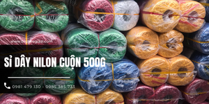Dây nilon cuộn 500g đủ màu giá xưởng TpHCM