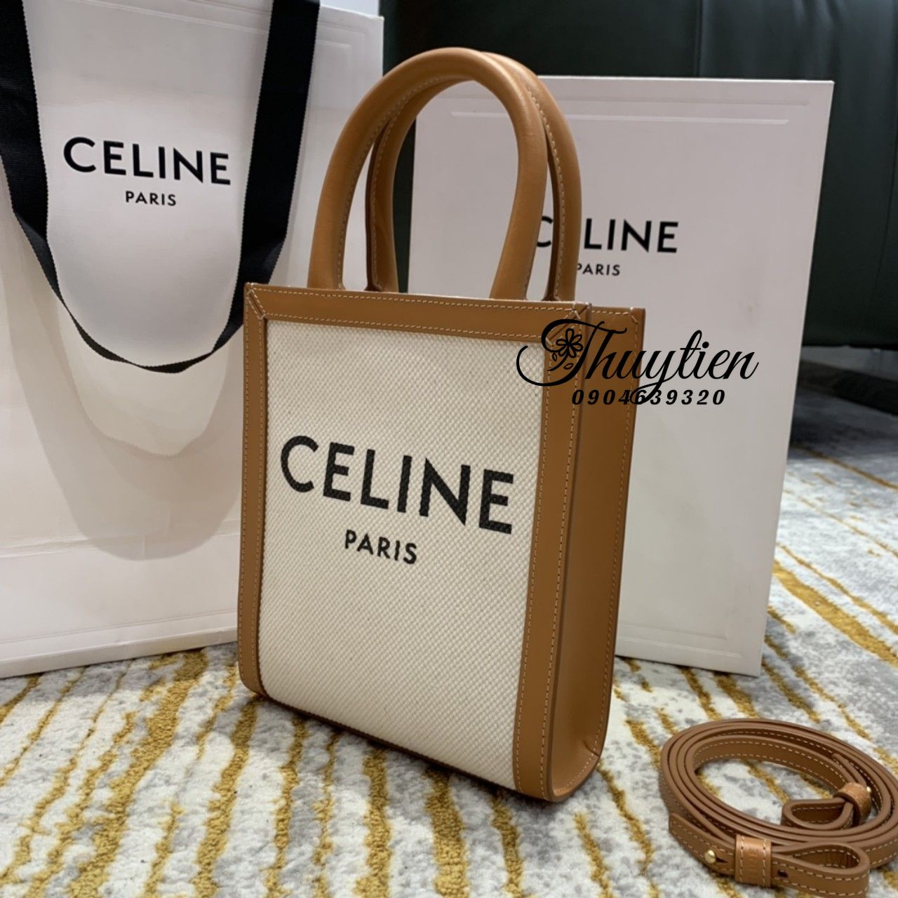 Túi Xách Celine Mini Cabas Cao Cấp Chuẩn Auth 99%