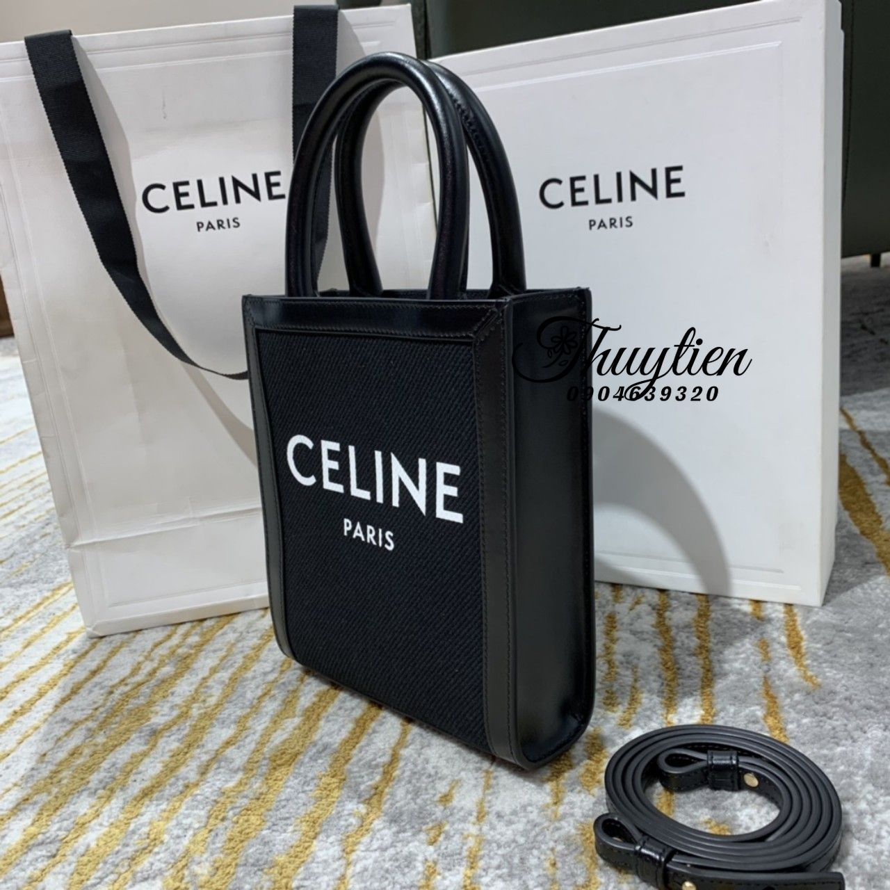 Túi Xách Celine Mini Cabas Hàng Hiệu Luxury