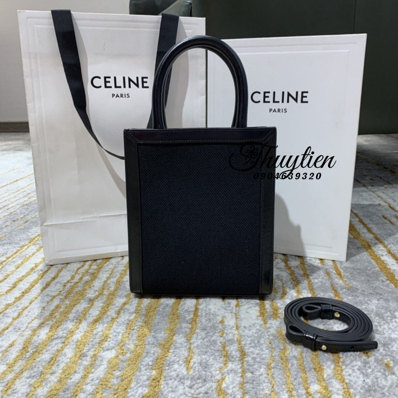 Túi Xách Celine Mini Cabas Hàng Hiệu Luxury