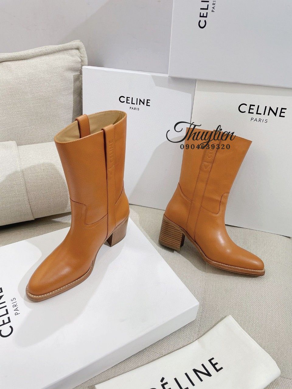 Shop Giày Bôt Celine Like Auth Tại Hà Nội - GHH088/BA/B