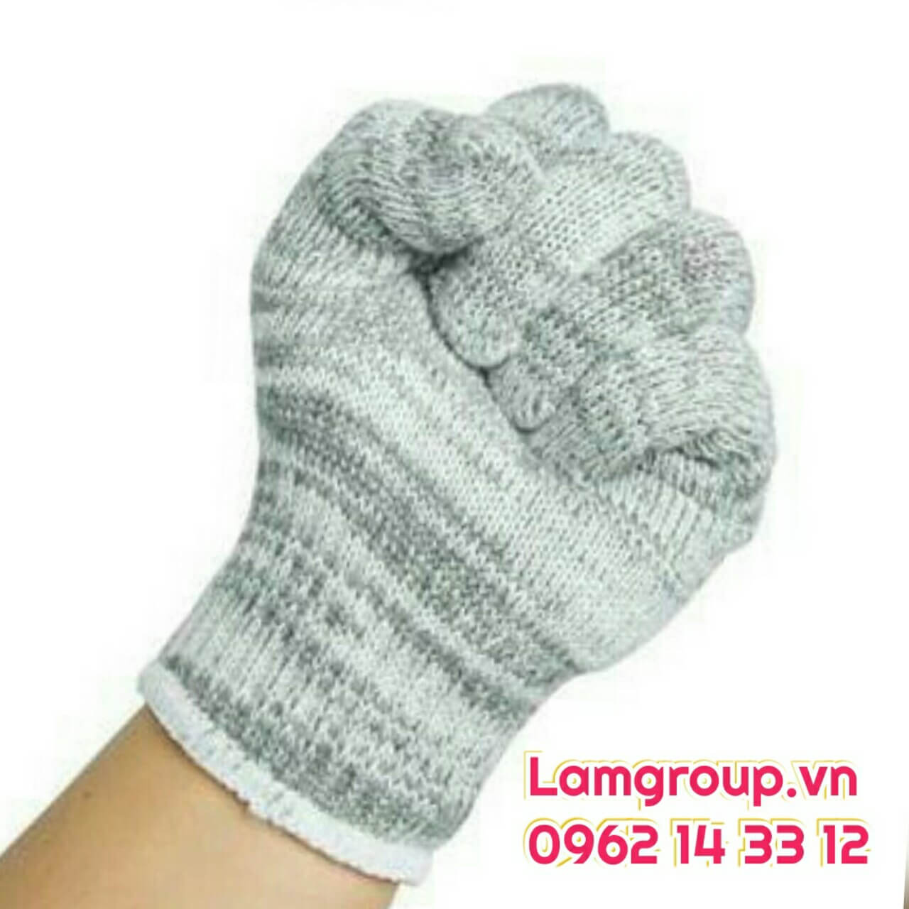 Găng tay vải muối tiêu