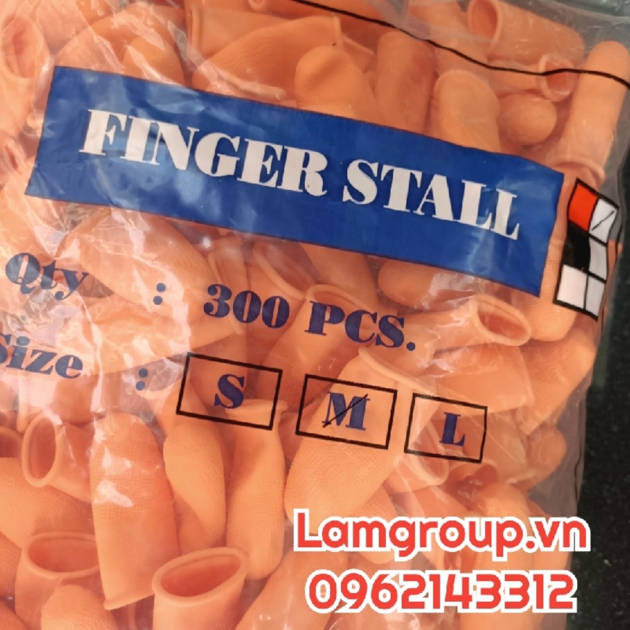 Bao tay ngón Malaysia finger stall 300pcs