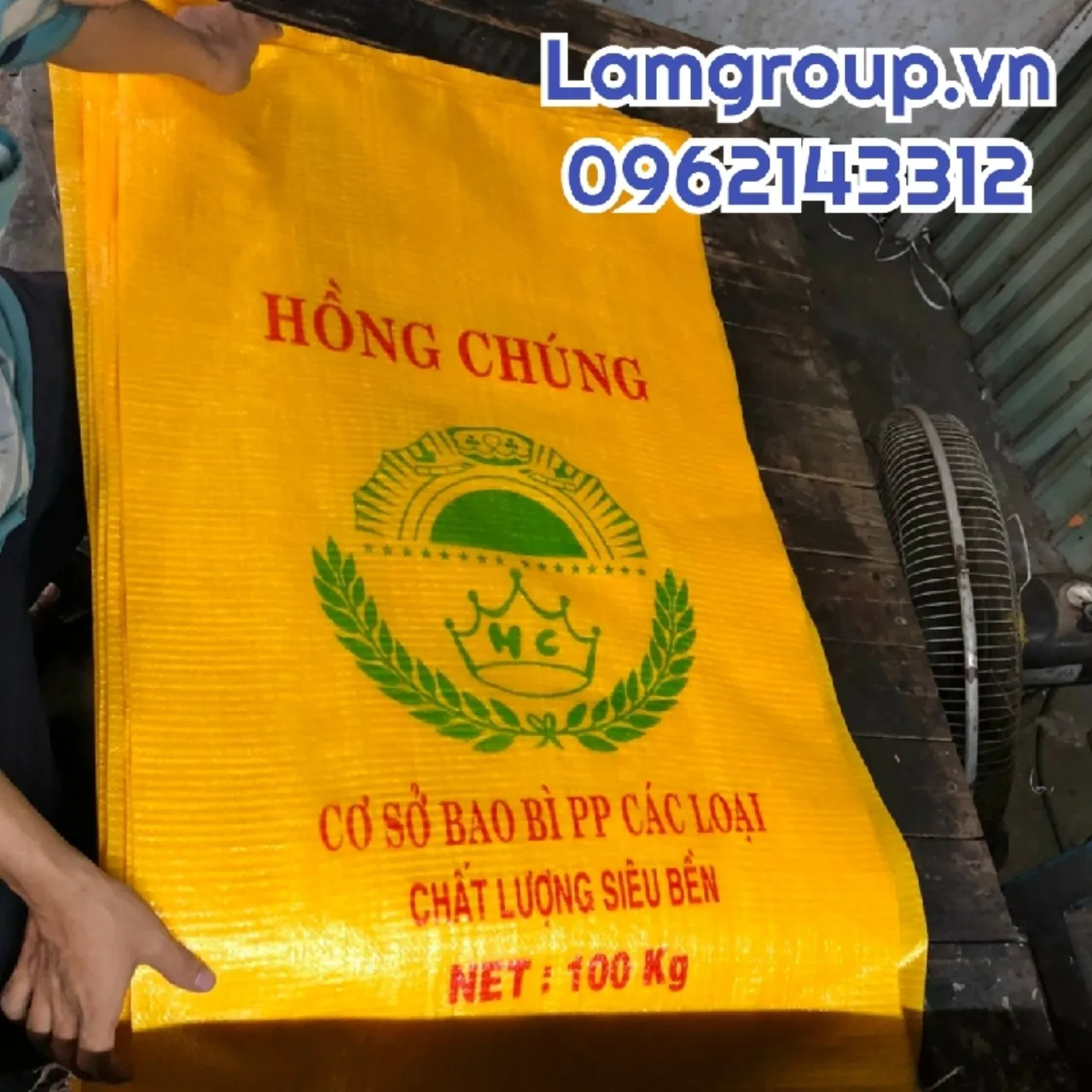 Bao tải đựng lúa miền tây