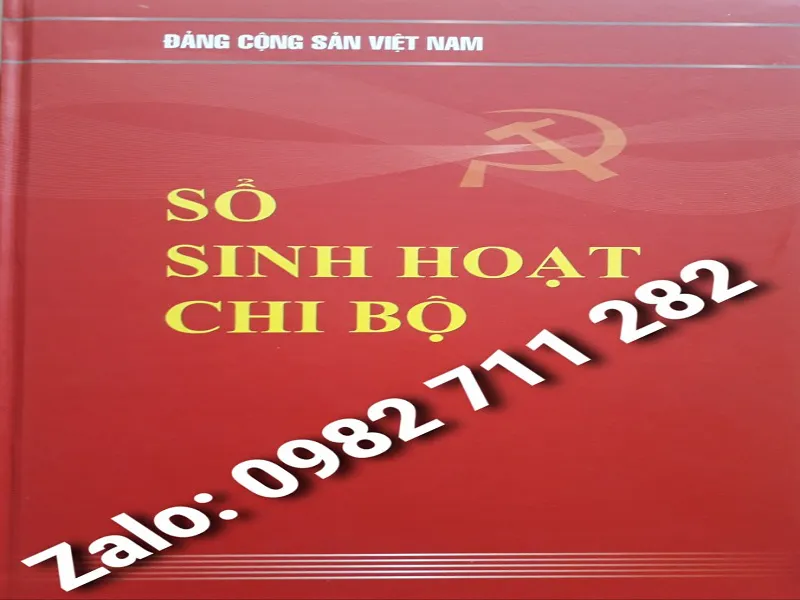 Sổ Sinh Hoạt Chi Bộ Biên Bản Sinh Hoạt Chi Bộ