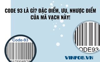 Code 93 là gì? Đặc điểm, ưu, nhược điểm của mã vạch này!