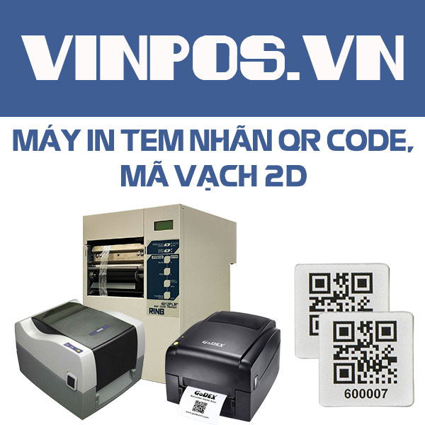 Máy in tem QR code chính hãng, in mã 2D nhanh, giá tốt