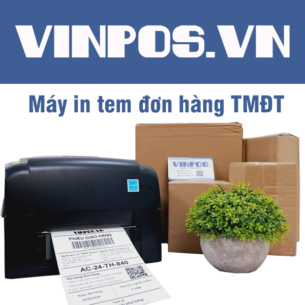 Máy in tem đơn hàng TMĐT, mã vận đơn Shopee chính hãng
