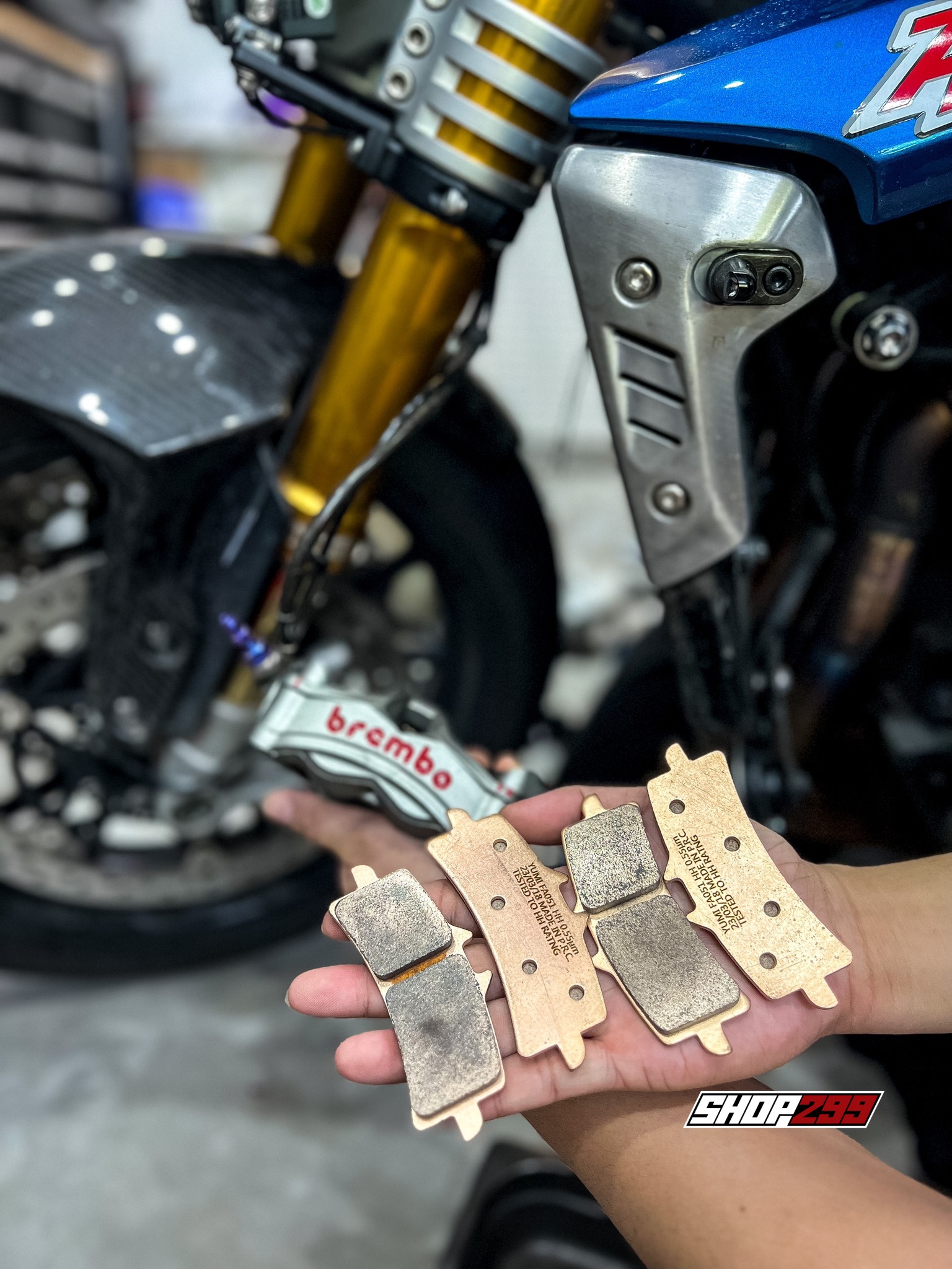 BỐ THẮNG YUMI RACING FA051 COPPERBASED SINTERED | SHOP 299