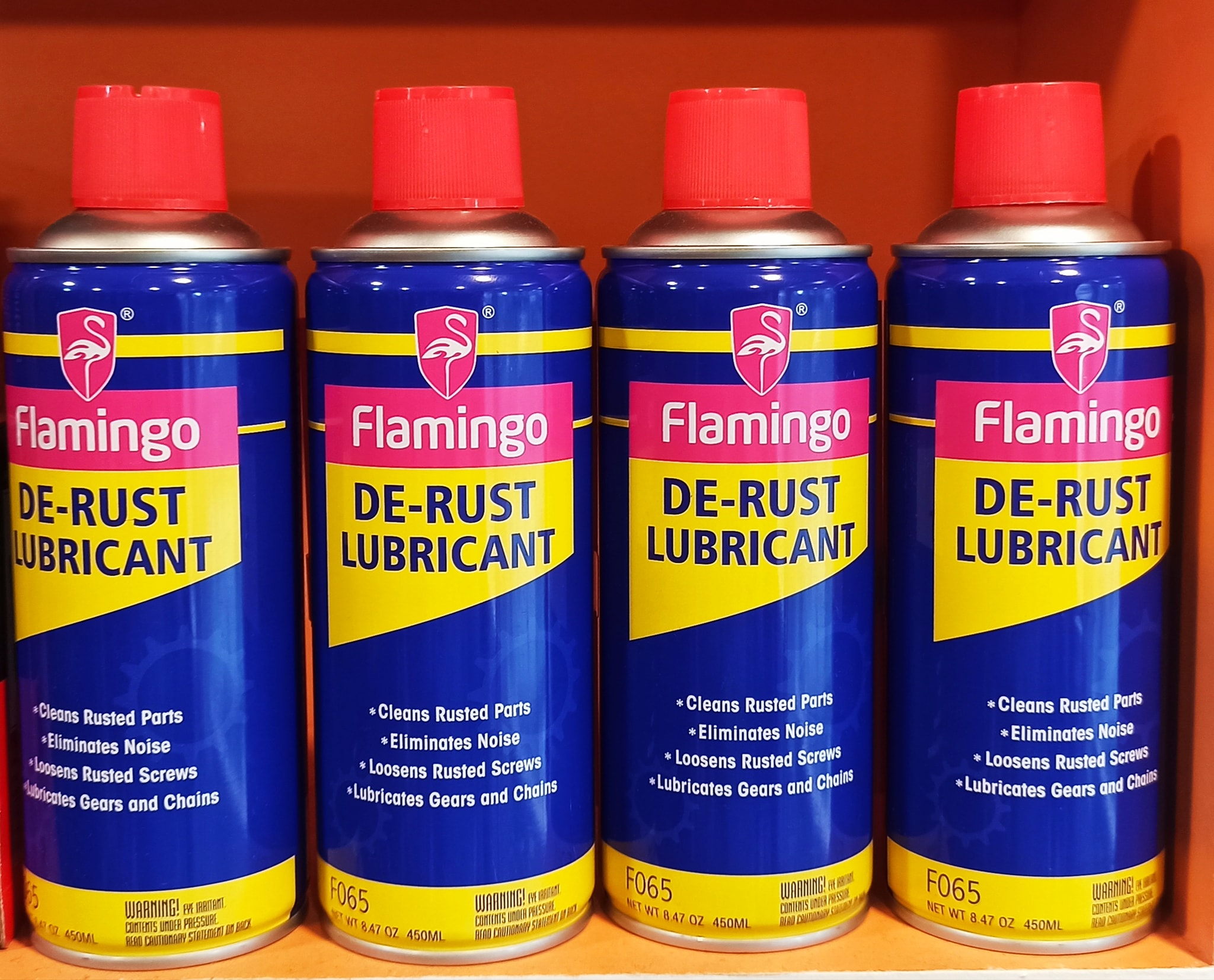 XỊT TẨY GỈ SÉT & BÔI TRƠN ĐA NĂNG FLAMINGO DE-RUST LUBRICANT (450ML)