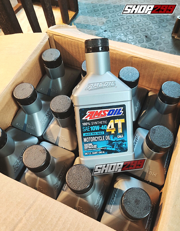 NHỚT AMSOIL PERFORMANCE 4T 10W40 (FULL TỔNG HỢP) - 946ML