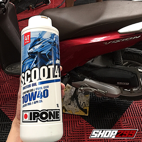 NHỚT TAY GA IPONE SCOOT 4 10W40 1L