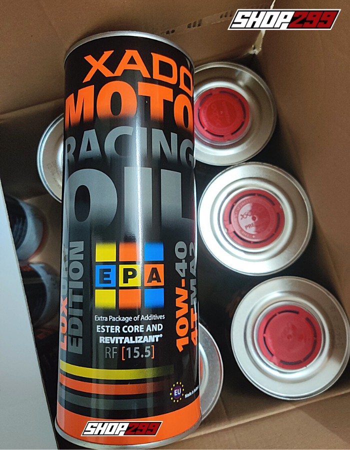 NHỚT XADO LUXURY MOTO RACING 10W40 (100% TỔNG HỢP) 1L