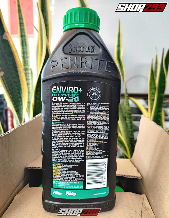 NHỚT PENRITE ENVIRO+ 0W20 1L