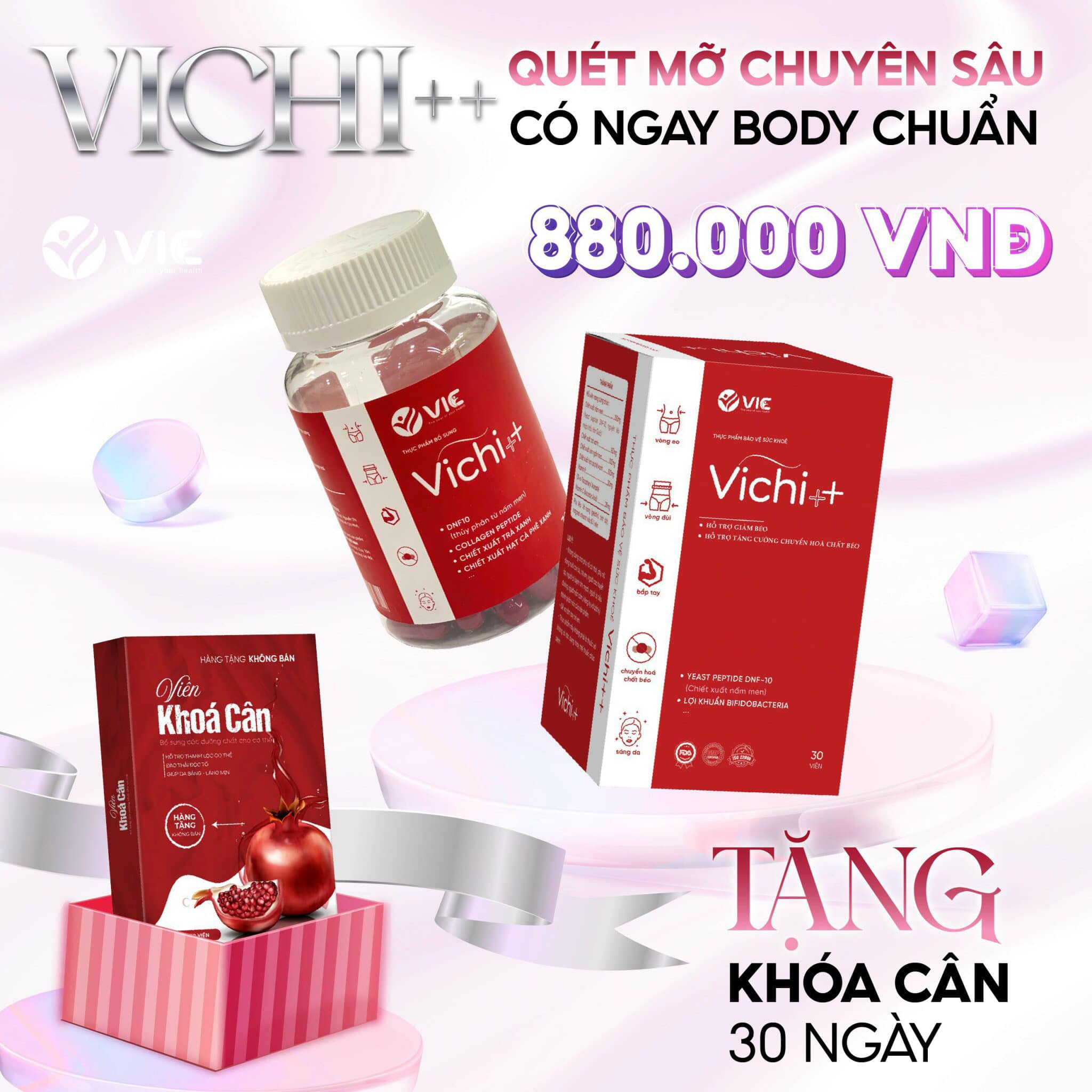 Viên Giảm Cân Vichi++ | Chính Hãng