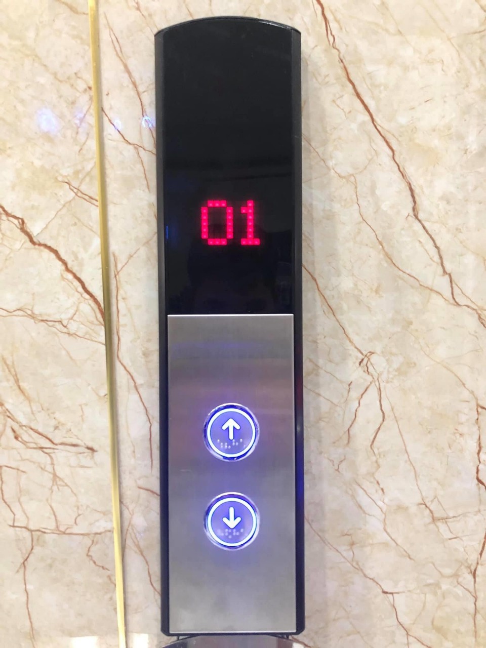 Combo Tab Inox, nút nhấn 6 tầng có LED