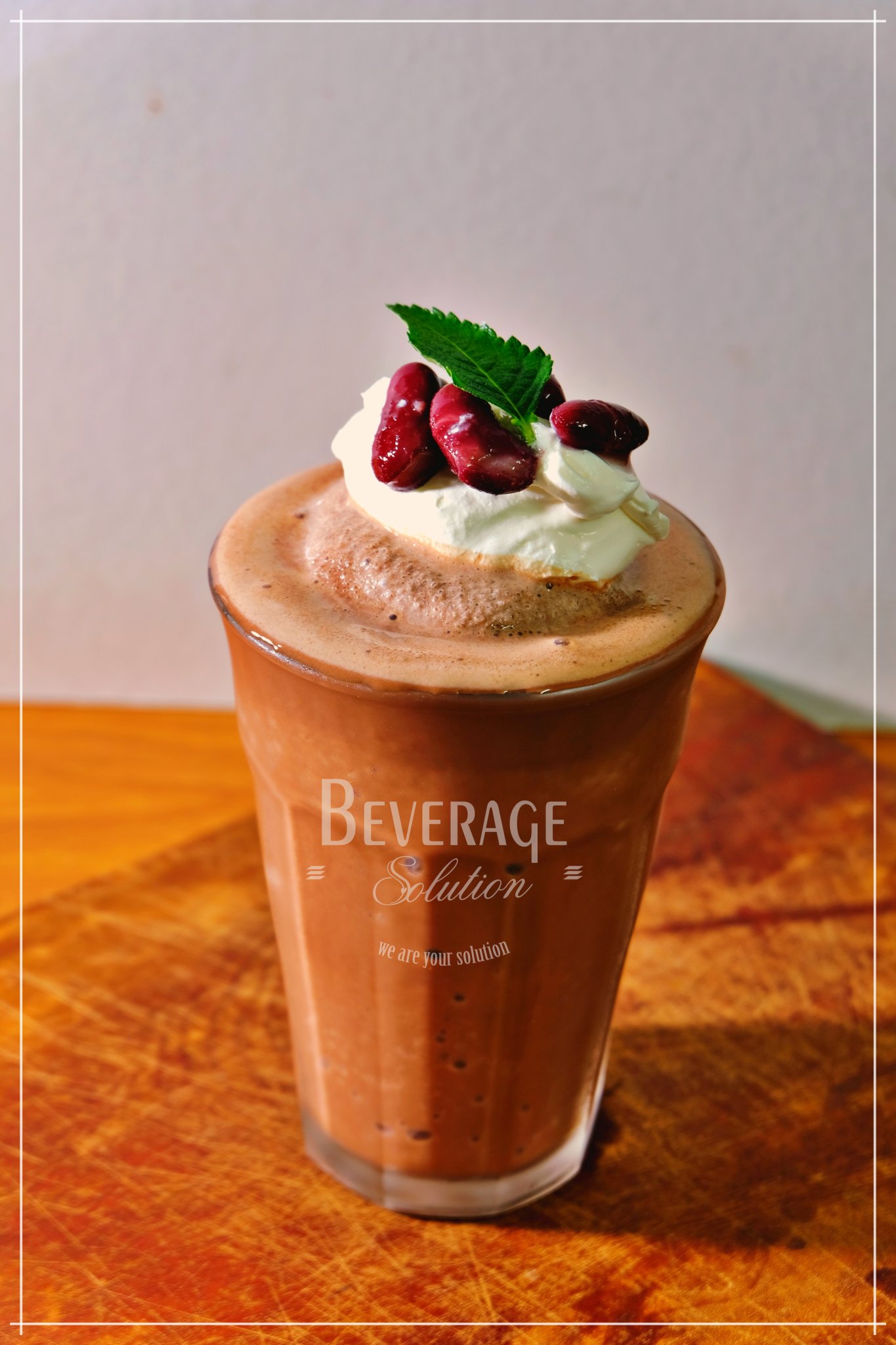 GIẢI PHÁP ĐỒ UỐNG - CHOCOLATE ĐẬU ĐỎ ĐÁ XAY