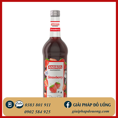 GIẢI PHÁP ĐỒ UỐNG - SYRUP ANDROS DÂU